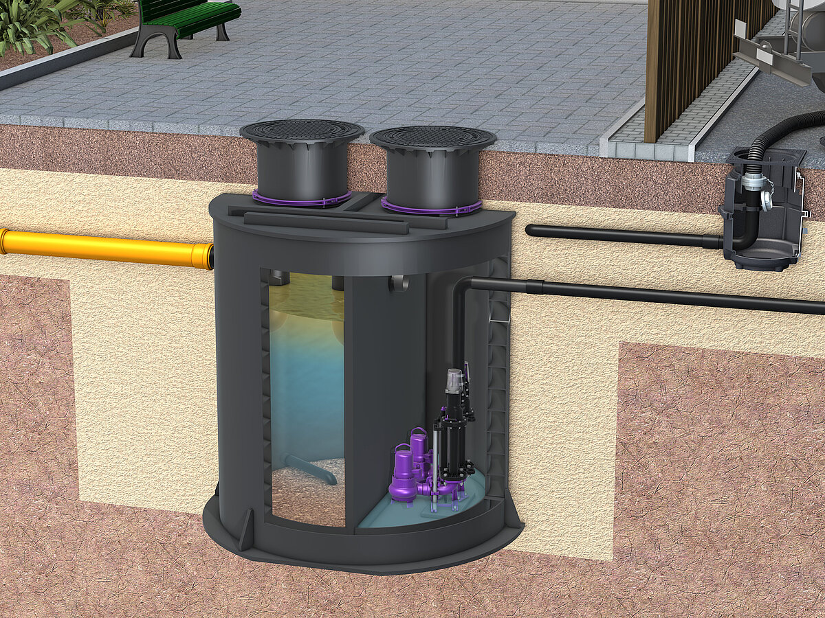 Vetafscheider EasyClean ground Multi - KESSEL - mastering water